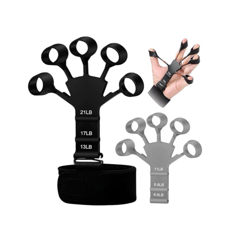 2 Pieces Gripster Grip Strengthener Finger Stretcher Hand Grip Trainer ...